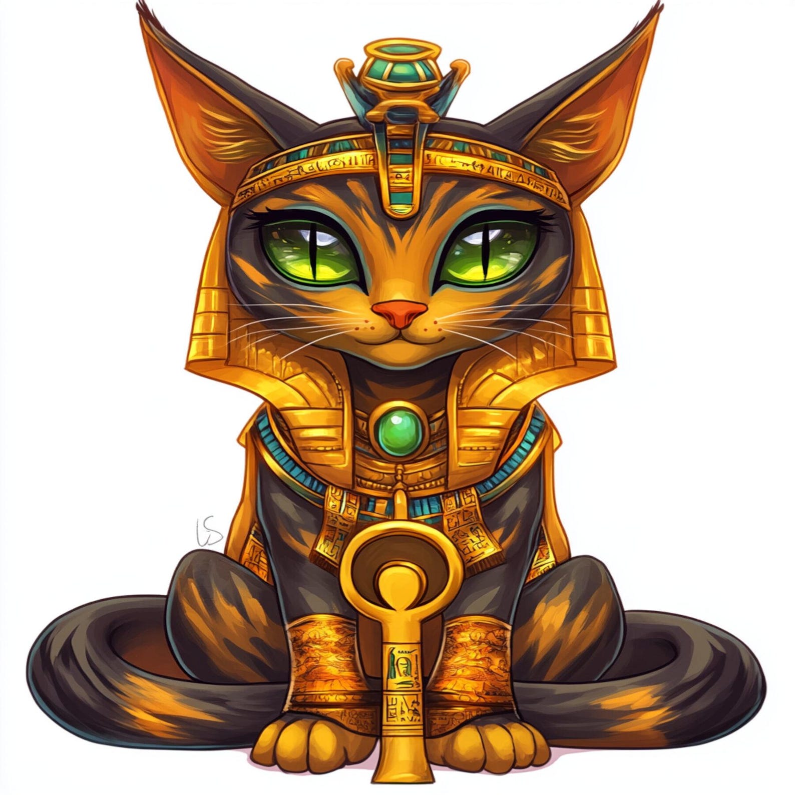 Sphynx Cats, Egyptian Cat Art, Pharaoh Cat, Anubis Cat Clipart, Sphynx ...