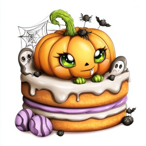 Halloween Cake, Bat Cake, Cute Halloween, Purple Drip Cake, Kawaii Bats ...