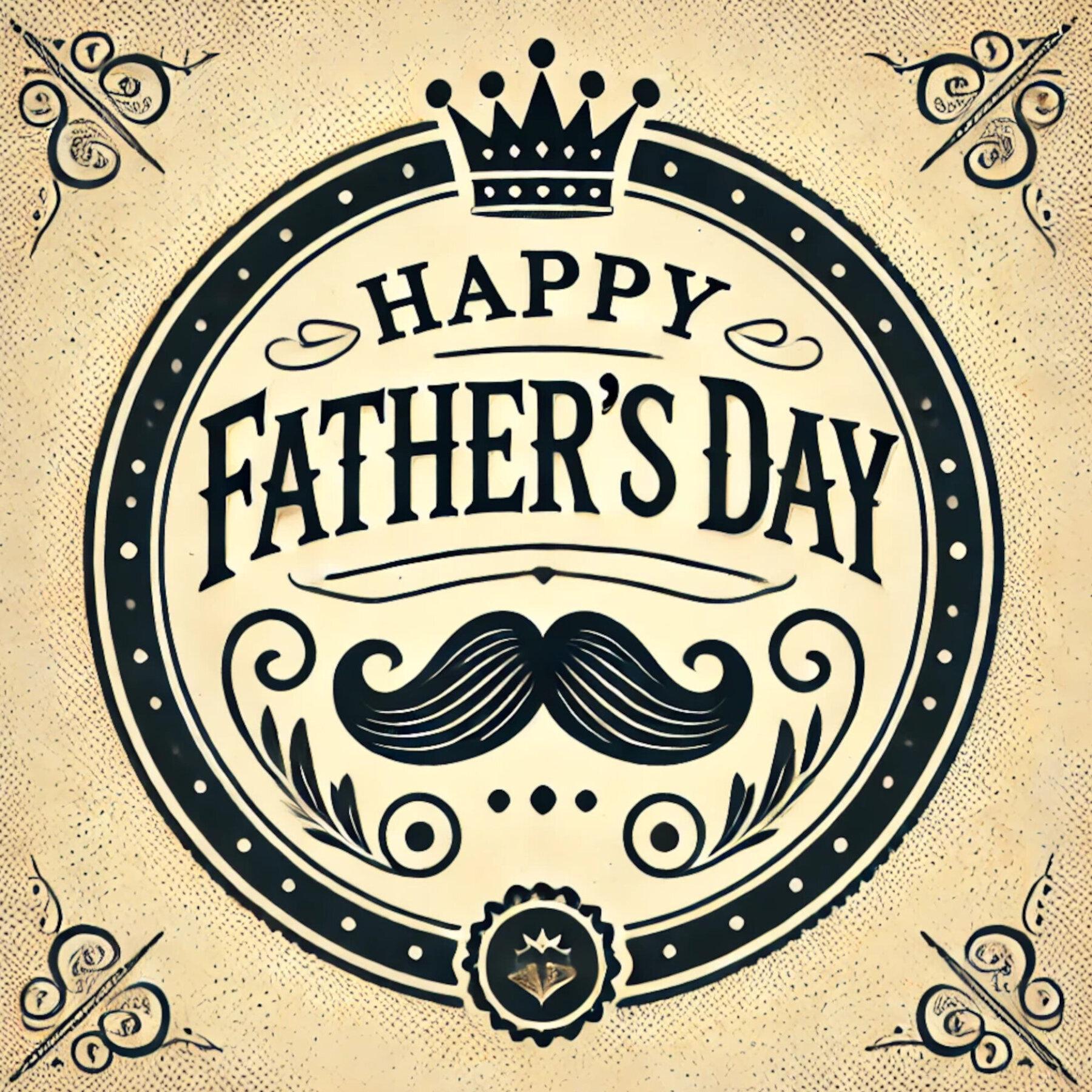 Father's Day, Vintage Dad Badge, Retro Father Emblem, Classic Dad Label ...