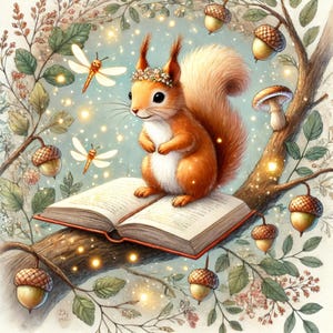 Reading Animals, Whimsical Animals, Reading Books, Cozy Settings ...