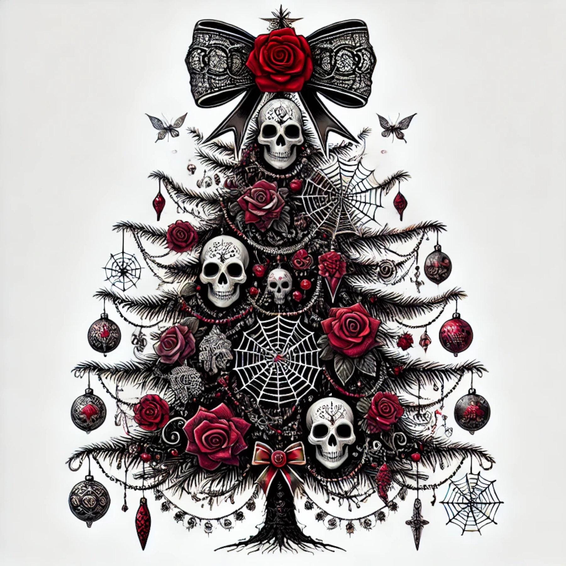 Gothic Christmas Trees, Gothic Christmas, Christmas Tree, Gothic Theme ...