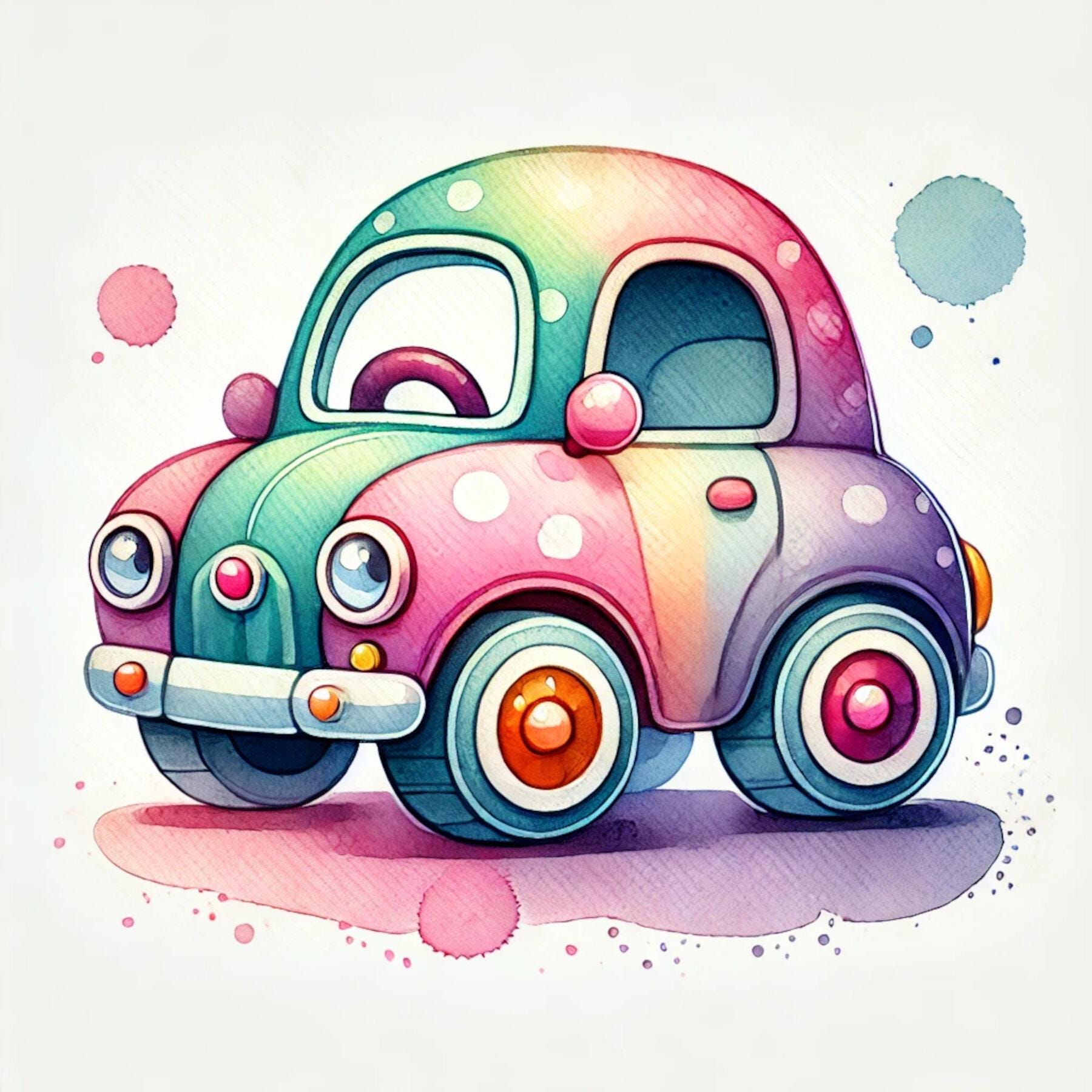 Beep Beep, Cute Clipart, Whimsical Clipart, Cars, Toy Cars, Vehicles ...