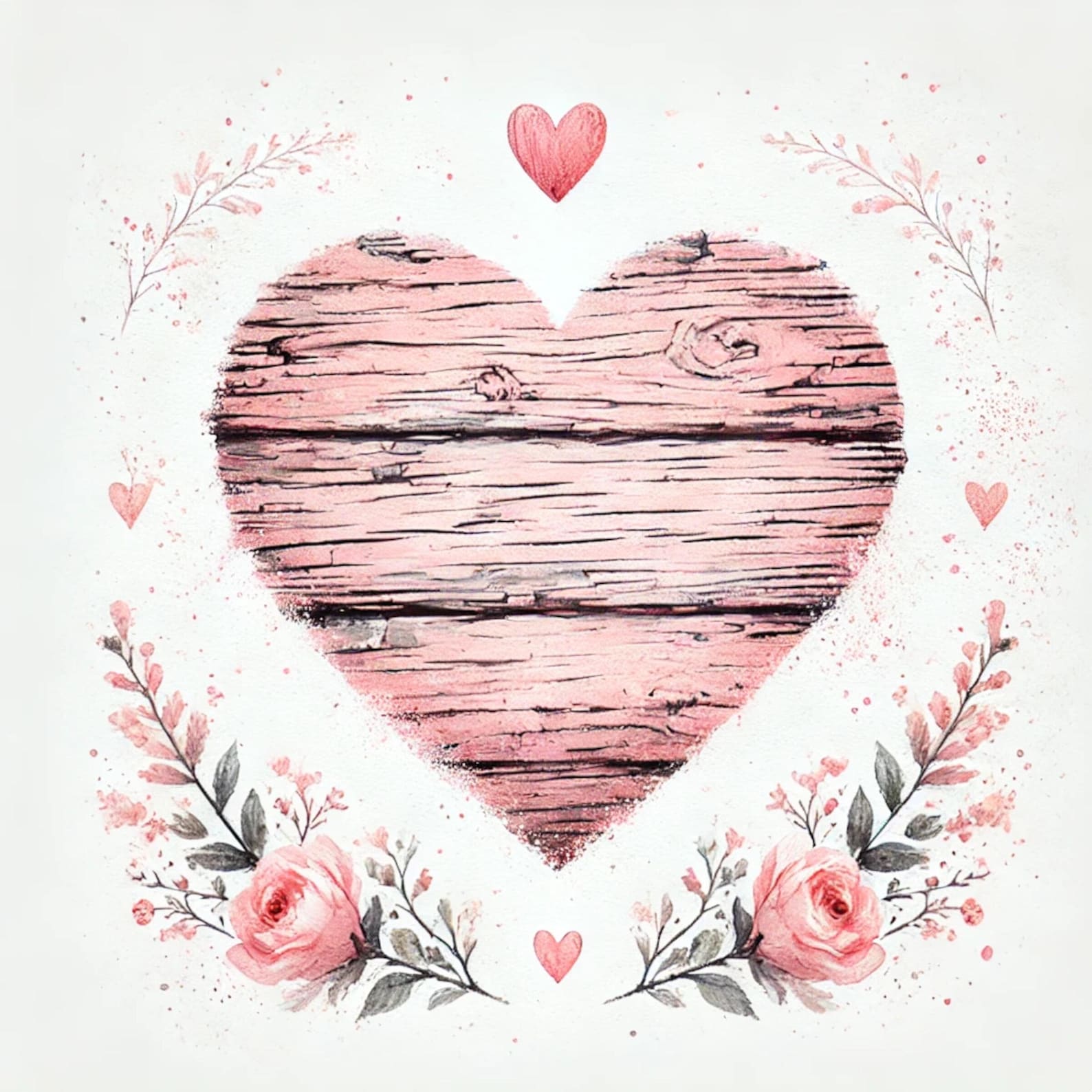 10 Whimsical Love Heart Clipart, Love Jpg, Love Images, Valentines Day ...