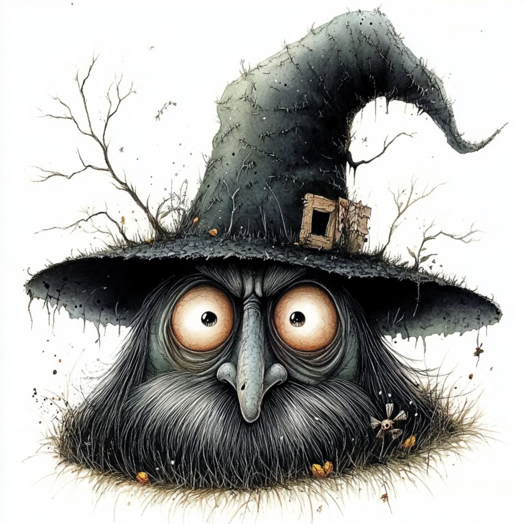 Ugly Wizard, Creepy Face, Witch Portrait, Dark Fantasy, Evil Wizard ...