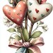 Valentine Love Arrows, Heart Arrow PNG Set, Romantic Clipart, Cupid ...