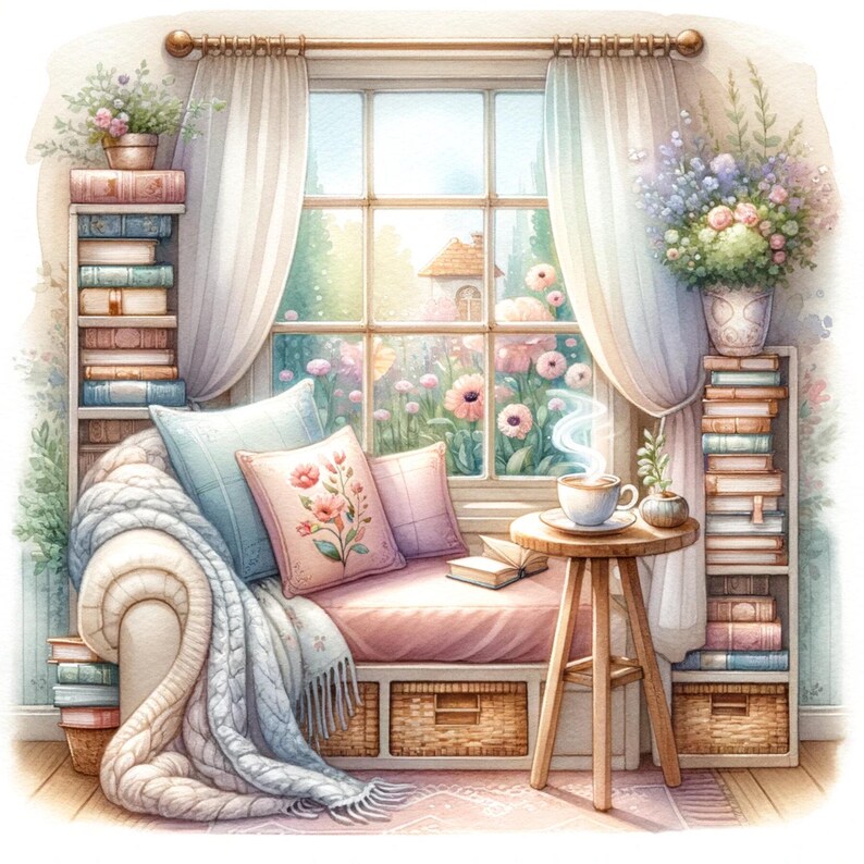 Cosy Reading Nook, Book Reading, Country Cottage, Cottage Core, Cosy ...