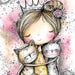 Princess Art, Cute Kittens, Cat Lover Gift, Pink Nursery, Girly Decor ...