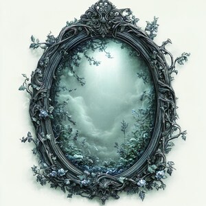Gothic Mirror, Magic Mirror Art, Haunted Mirror, Dark Fairy Art ...