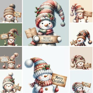 20 Cute Snowman Tags, Gift Tags, Snowman Images, Christmas Tags, Gift ...