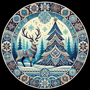 Scandi Xmas, Scandinavian Theme, Christmas Trees, Reindeer, Scandi ...