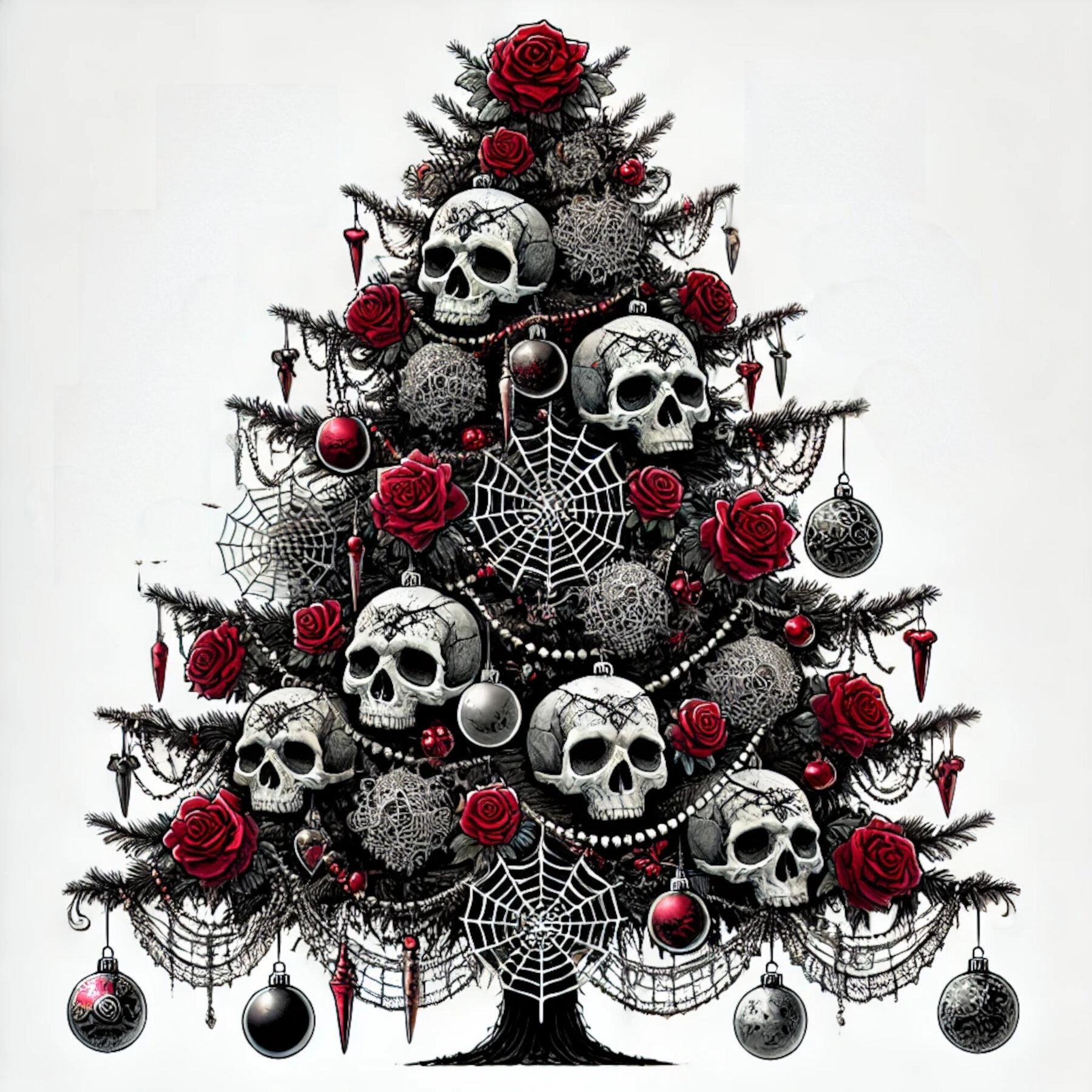 Gothic Christmas Trees, Gothic Christmas, Christmas Tree, Gothic Theme ...