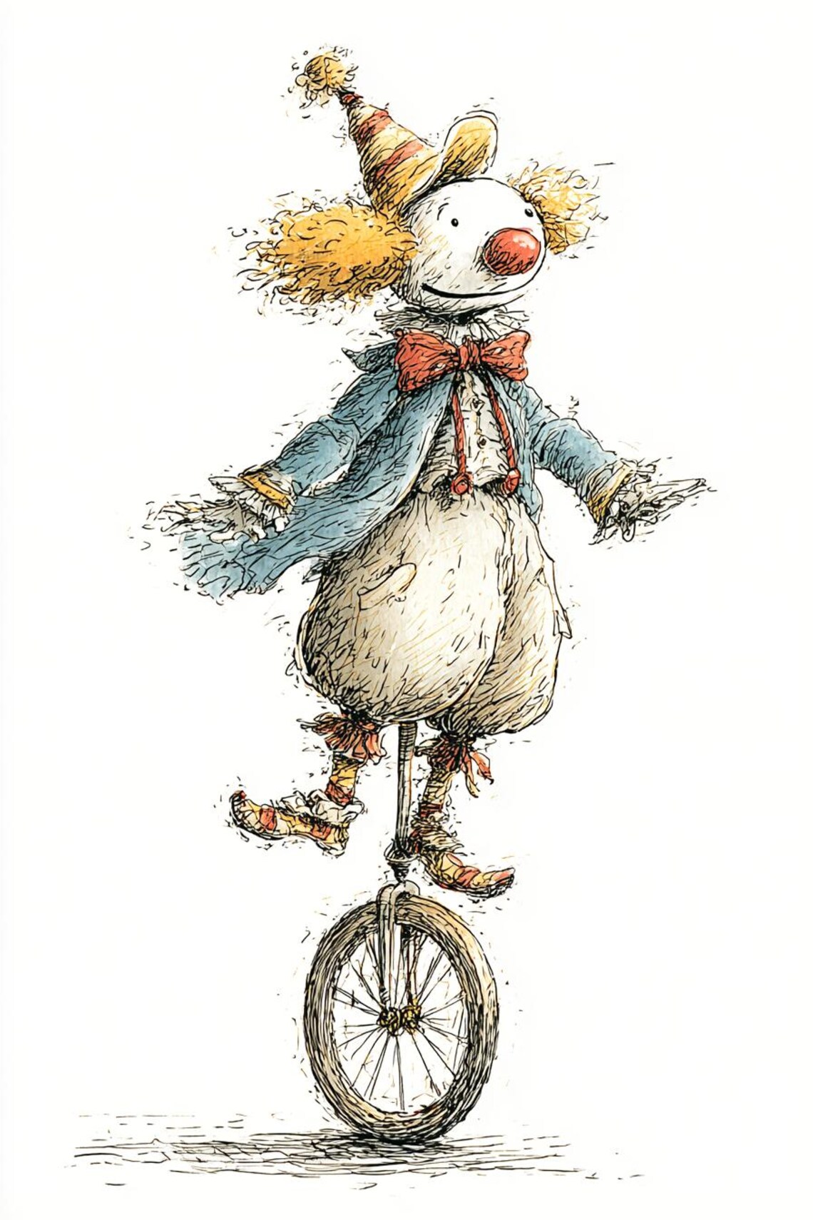 Unicycle Clown, Circus Act, Funny Clown, Carnival Ride, Balancing Clown ...