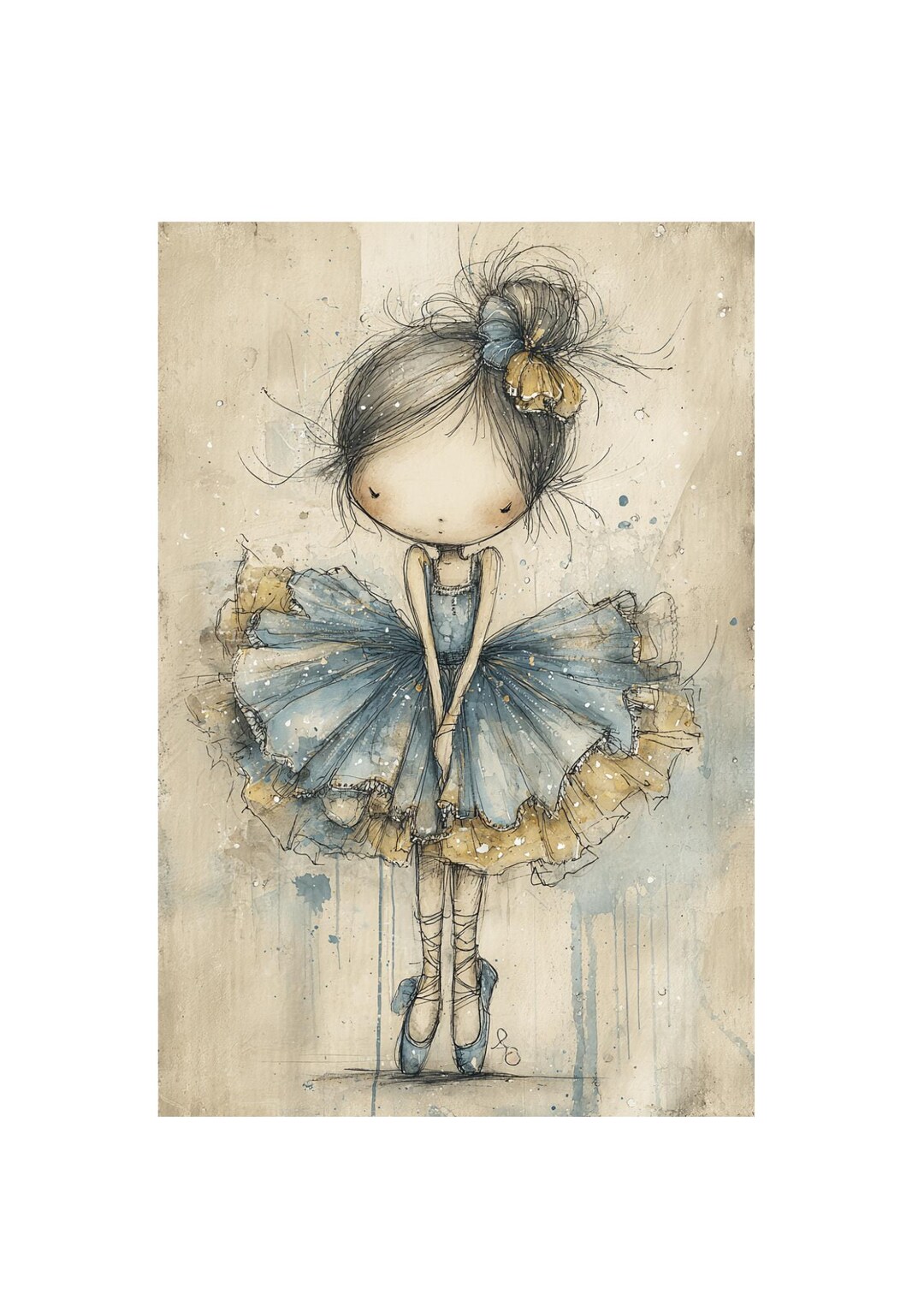 Haunted Ballet, Ghost Ballerina, Spooky Tutu Art, Eerie Dance Girl ...