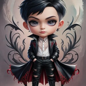 10 Goth Boy Clipart Images, Gothic Art, Gothic Trend, Goths, Chibi Boy ...