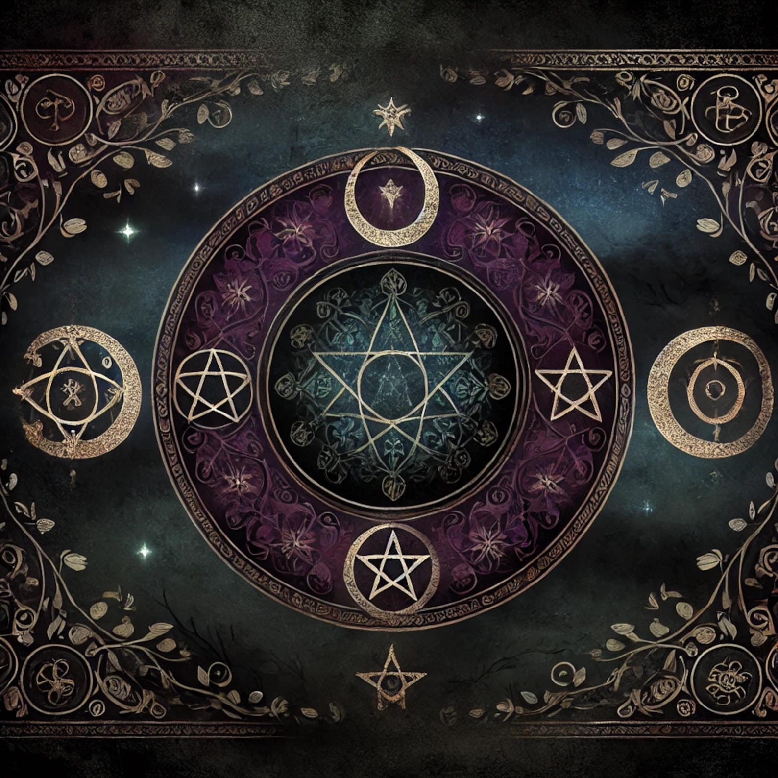 20 Mystical Symbols Clipart, Mystical Images, Magical Images, Stars ...