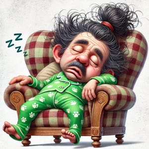 Who Drunk the Sherry, Sleeping Grandpa, Sleeping Grandad, Comical Old ...