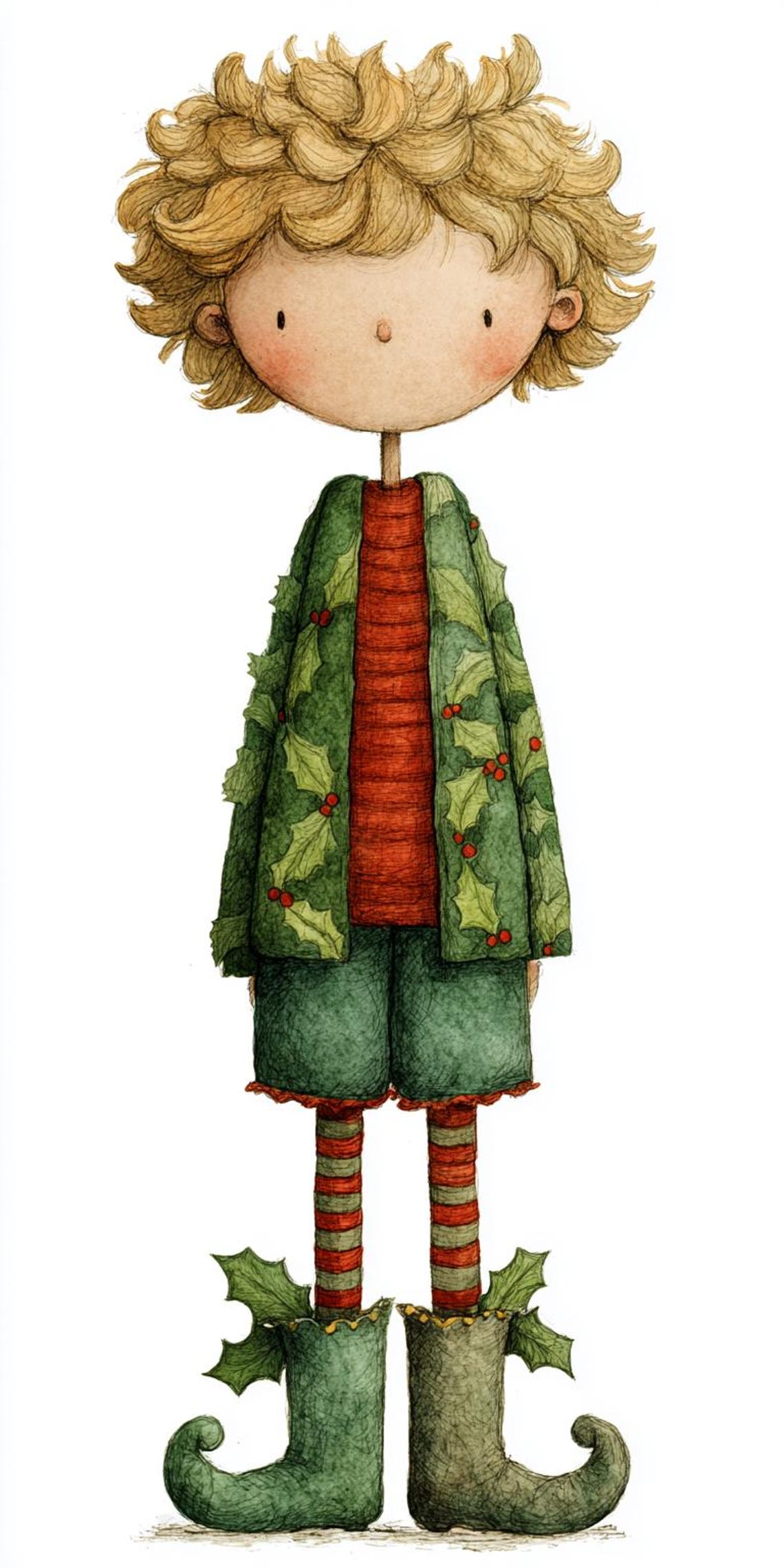 Elfin Clipart, Forest Elf, Woodland Elf, Fantasy Art, Whimsical Elf ...