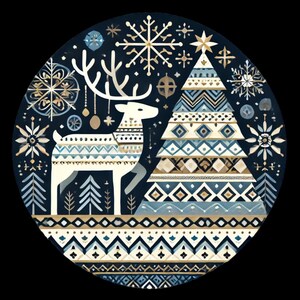 Scandi Xmas, Scandinavian Theme, Christmas Trees, Reindeer, Scandi ...