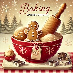 10 Christmas Baking JPG Images, Christmas Cake, Christmas Cookies ...