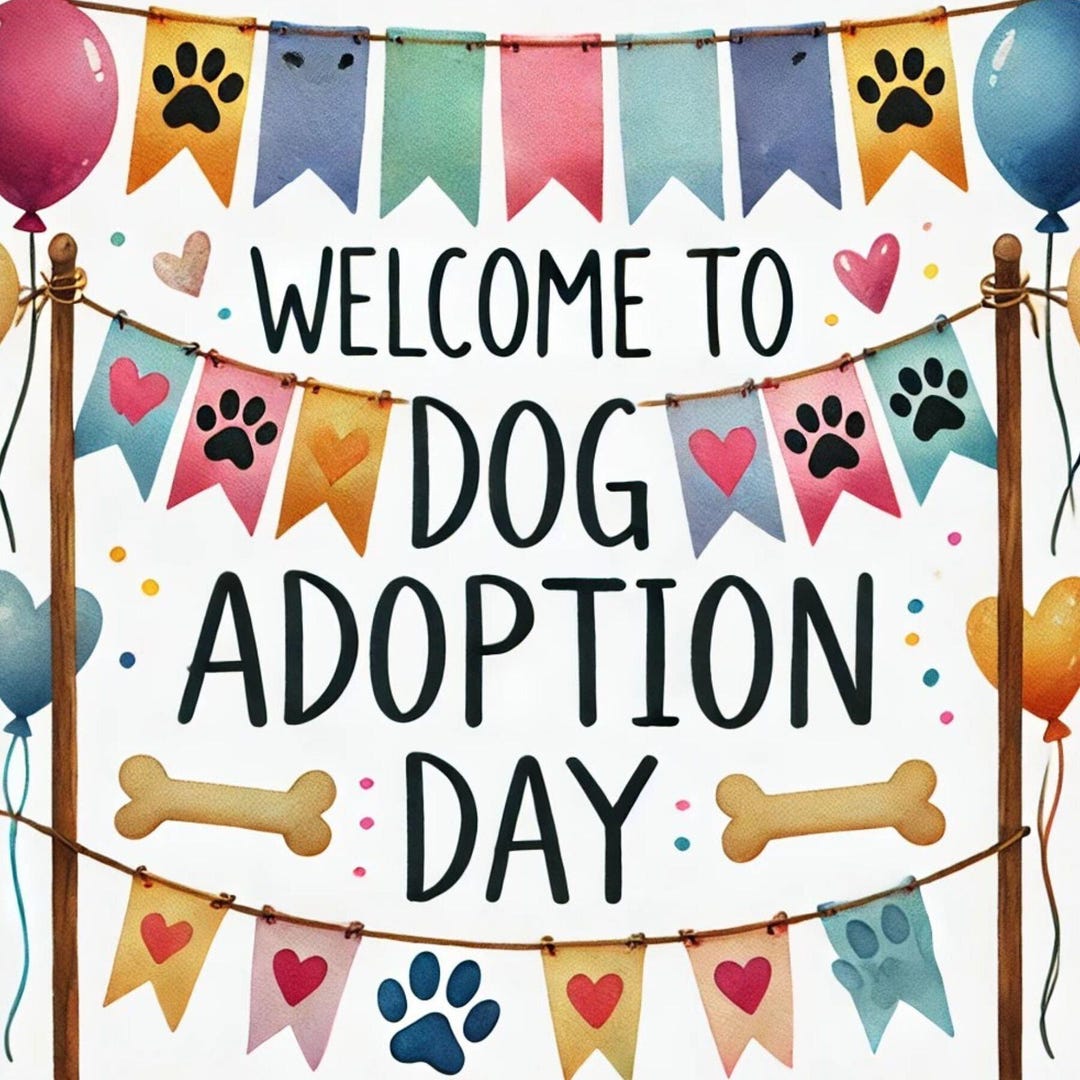 Dog Adoption Art, Puppy Rescue Art, Adopt Dog Clipart, Cute Dog ...