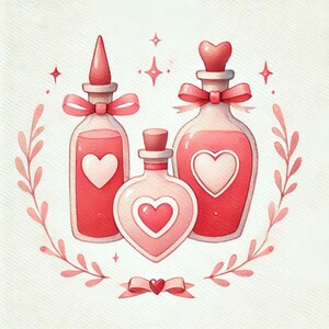 Love Potion, Love Clipart, Valentines Day, 14th February, Valentine ...