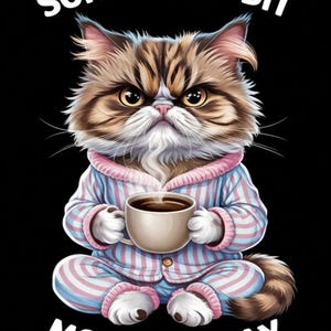 10 Moody Cat Clipart, Grumpy Cat Clipart, Angry Cat, Not in the Mood ...