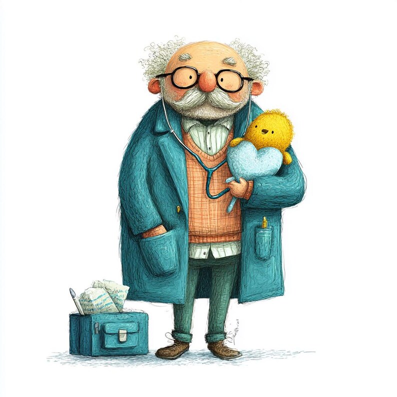Toy Doctor, Kids Doctor, Teddy Bear, Stethoscope, Toy Healer, Children ...