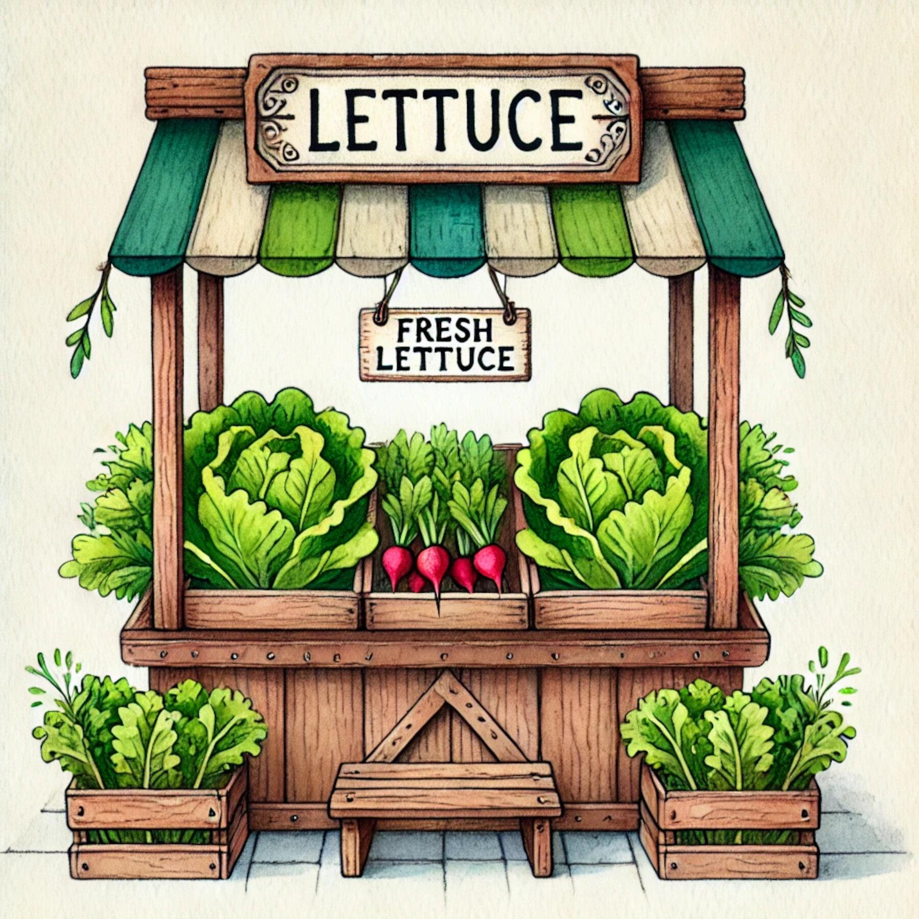 Farm Stand Clipart, Fresh Produce Art, Market Stall, Vegetable Shop ...