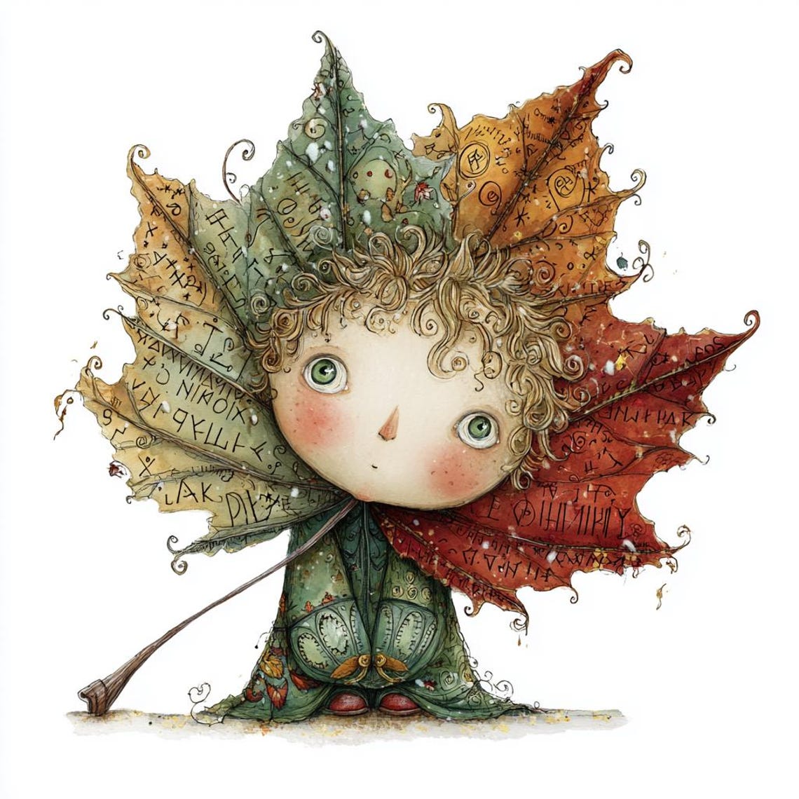 Leaf People, Autumn Faces, Whimsical Leaves, Nature Kids, Fall Art ...