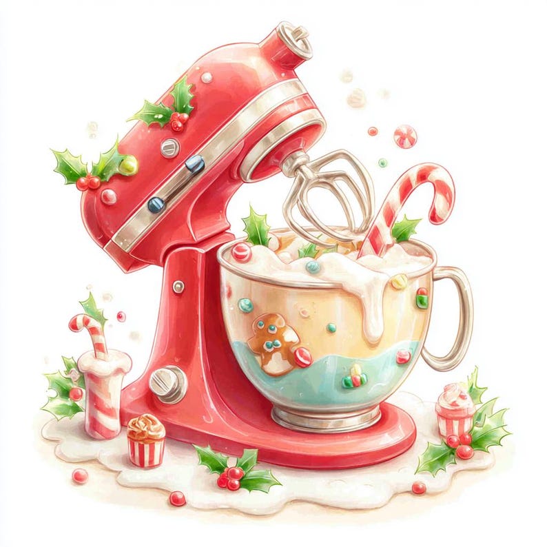 Holiday Baking, Festive Treats, Candy Canes, Gingerbread Joy, Xmas ...