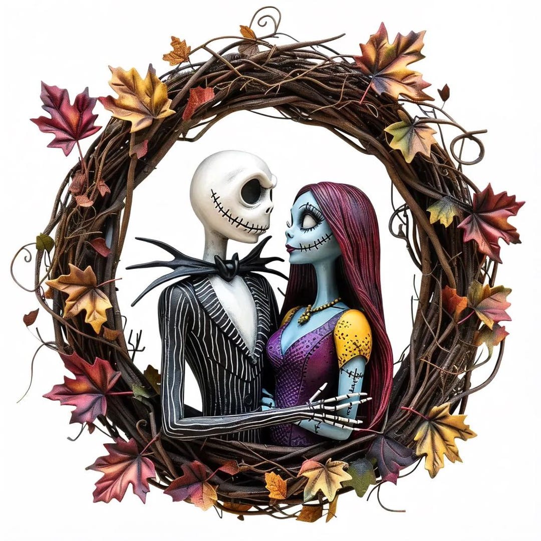 Jack & Sally Png File, Sublimation, Clip Art, T-shirts, High Quality ...