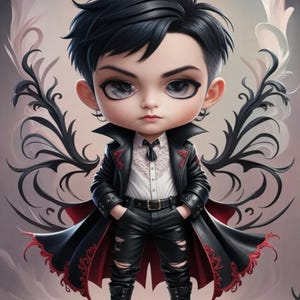 10 Goth Boy Clipart Images, Gothic Art, Gothic Trend, Goths, Chibi Boy ...