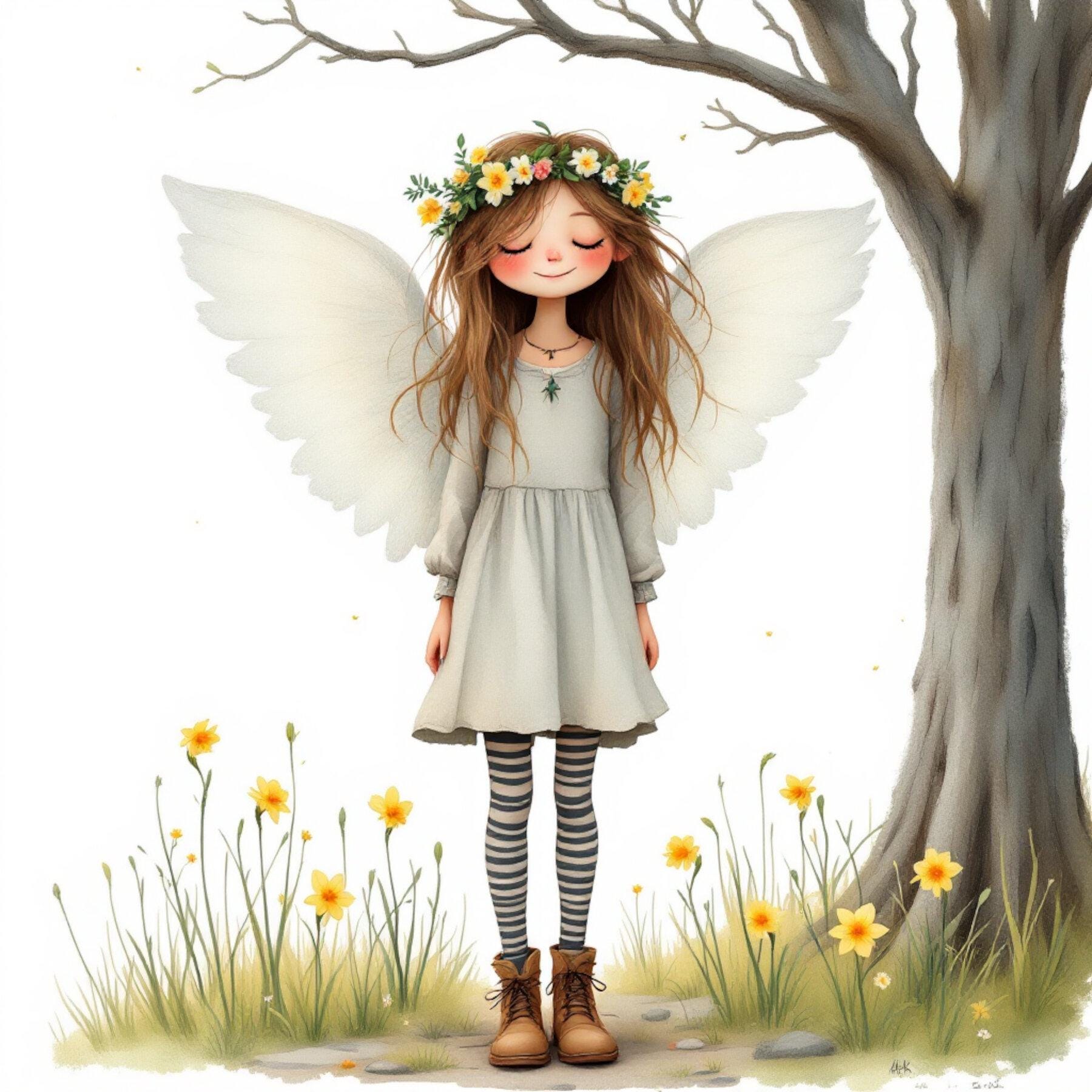 Debbie Daffodil Fairy, Whimsical Fairy, Daffodil Fairy, Spring Fantasy ...