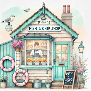 Fish and Chip Shop, Traditional Fish Shop, Crispy Fish and Chips ...
