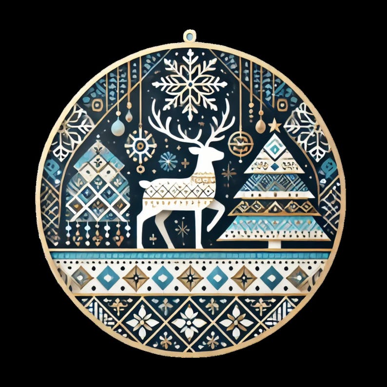 Scandi Xmas, Scandinavian Theme, Christmas Trees, Reindeer, Scandi ...