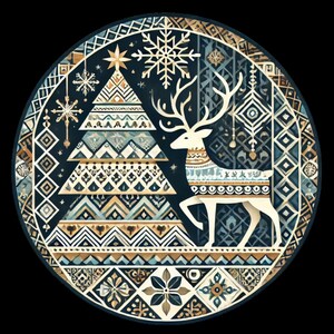 Scandi Xmas, Scandinavian Theme, Christmas Trees, Reindeer, Scandi ...