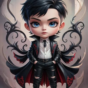 10 Goth Boy Clipart Images, Gothic Art, Gothic Trend, Goths, Chibi Boy ...