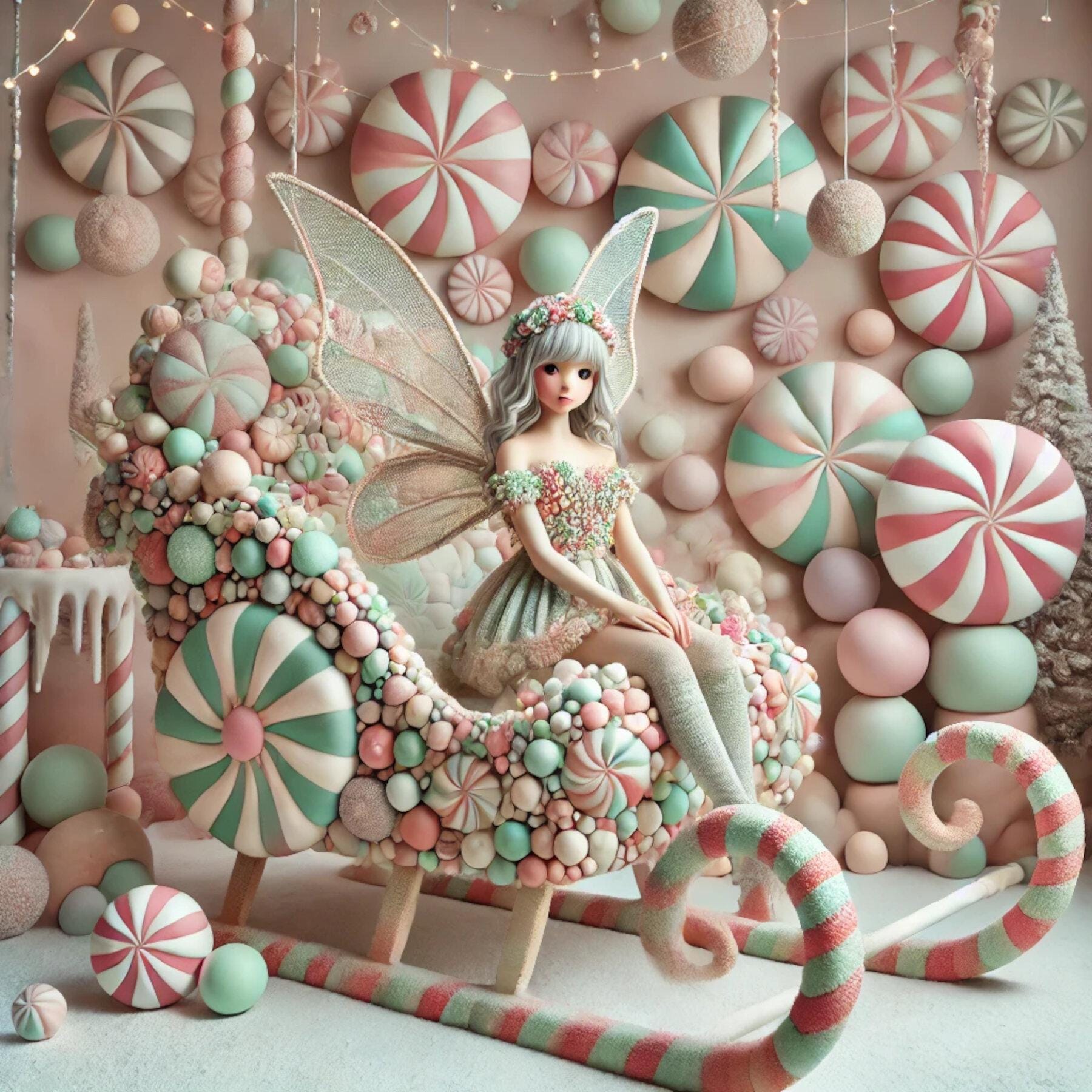 10 Candy Land Clipart, Candycore, Pastel Tones, Whimsical Images ...