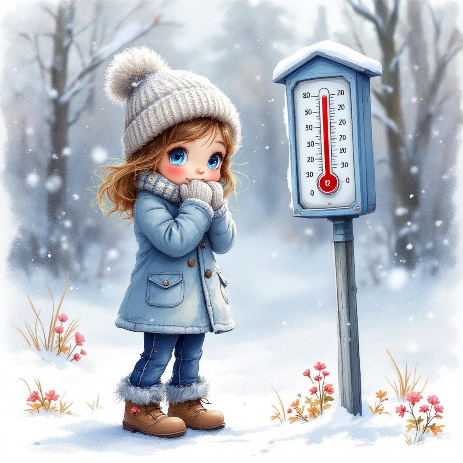 Where is Summer, Snowy Winter Scene, Cute Girl Winter, Cosy Winter ...