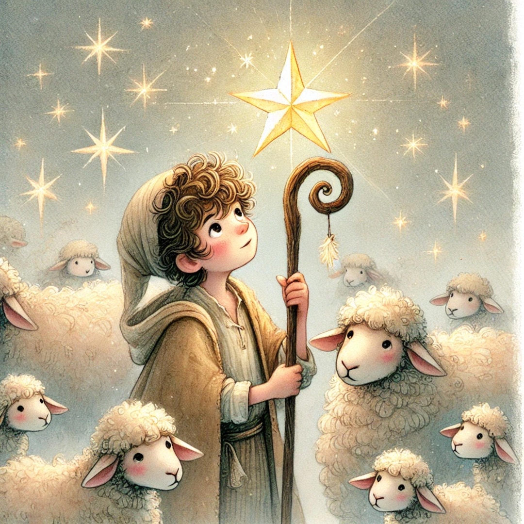 10 While Shepherds Watch Their Flock, Nativity Clipart, Nativity Images ...