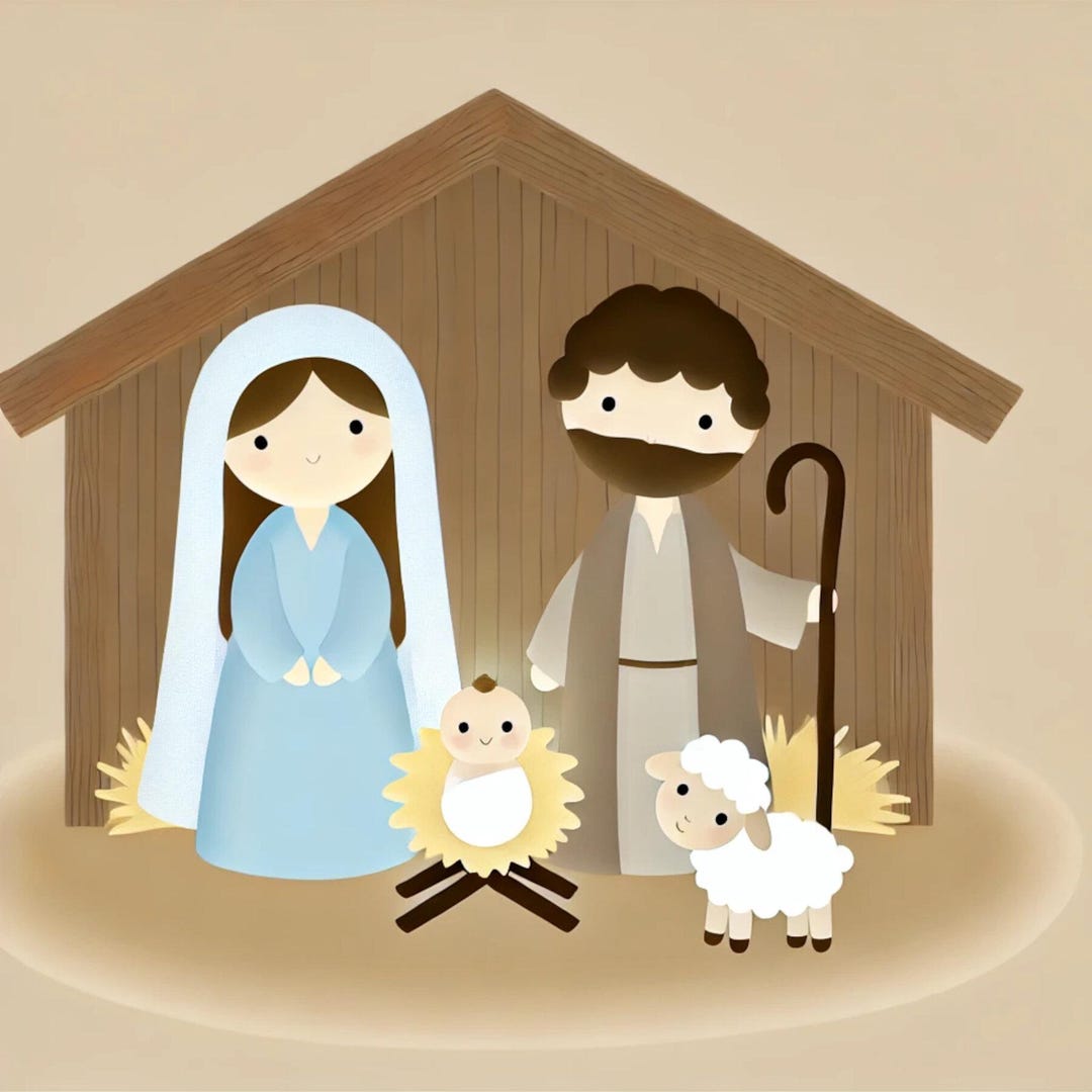 15 Nativity Scene, Nativity Clipart, Nativity Images, Whimsical ...