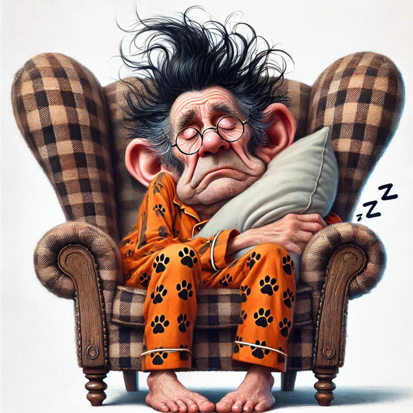 Who Drunk the Sherry, Sleeping Grandpa, Sleeping Grandad, Comical Old ...