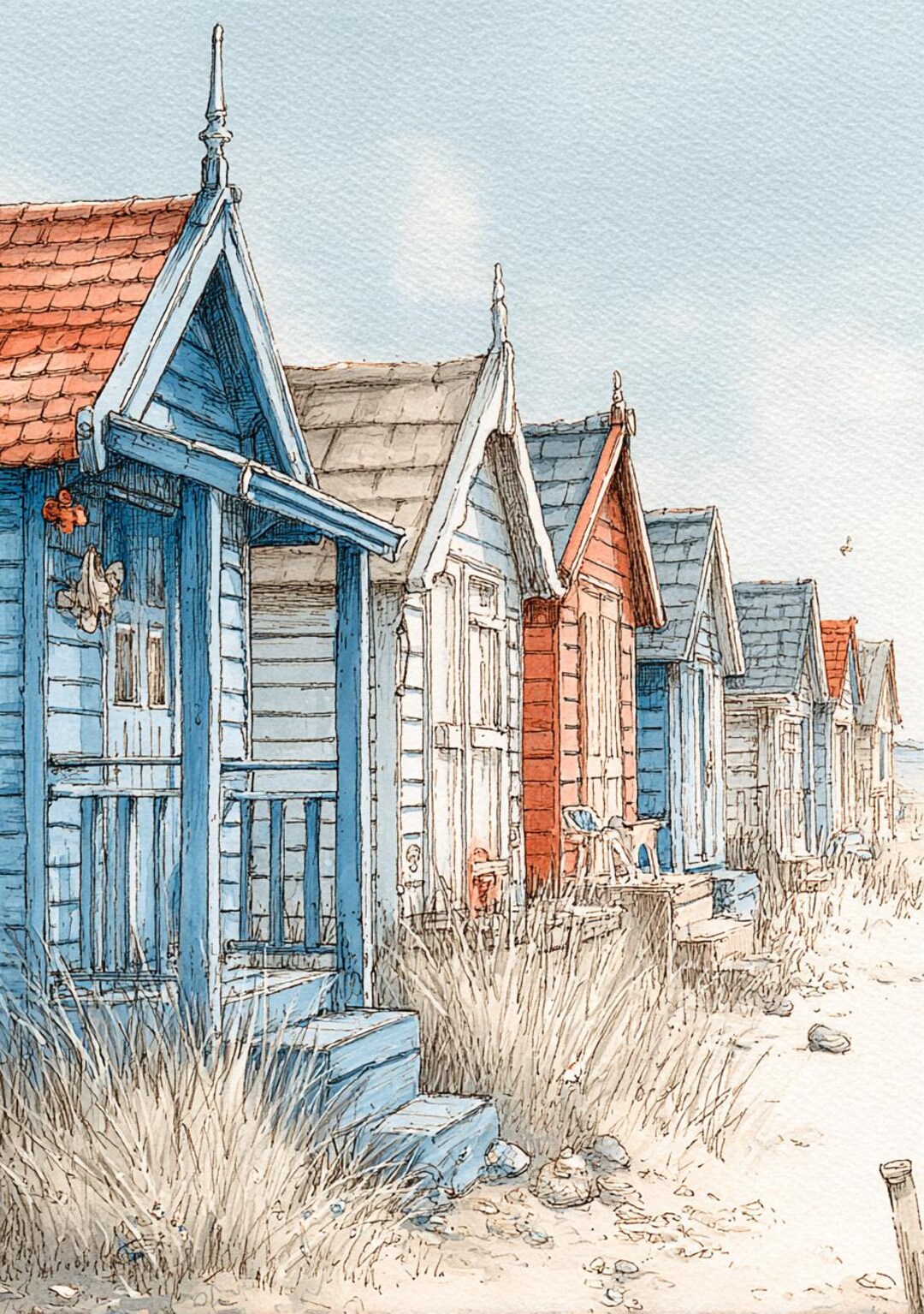 Beach Huts, Seaside Cabins, Rustic Cottages, Ocean Retreat, Coastal ...