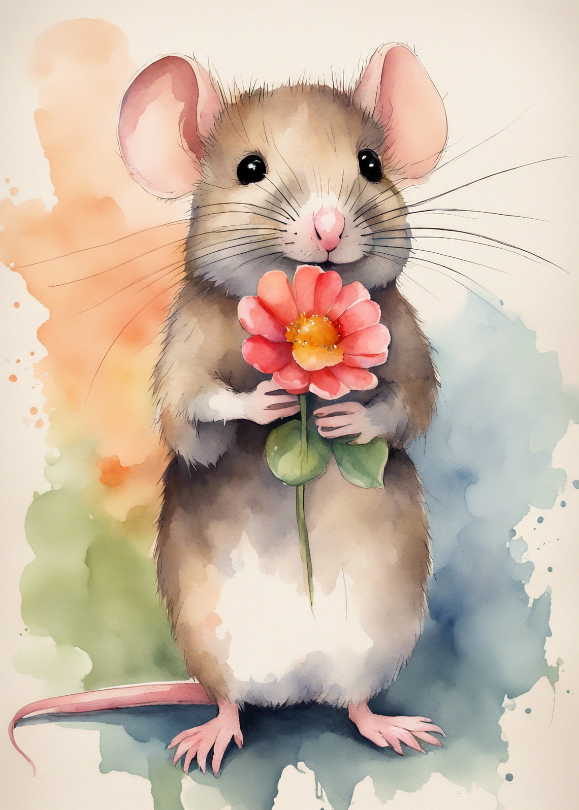 12 CUTE MICE PNG Files, Sublimation, Clip Art, T-shirts, High Quality ...