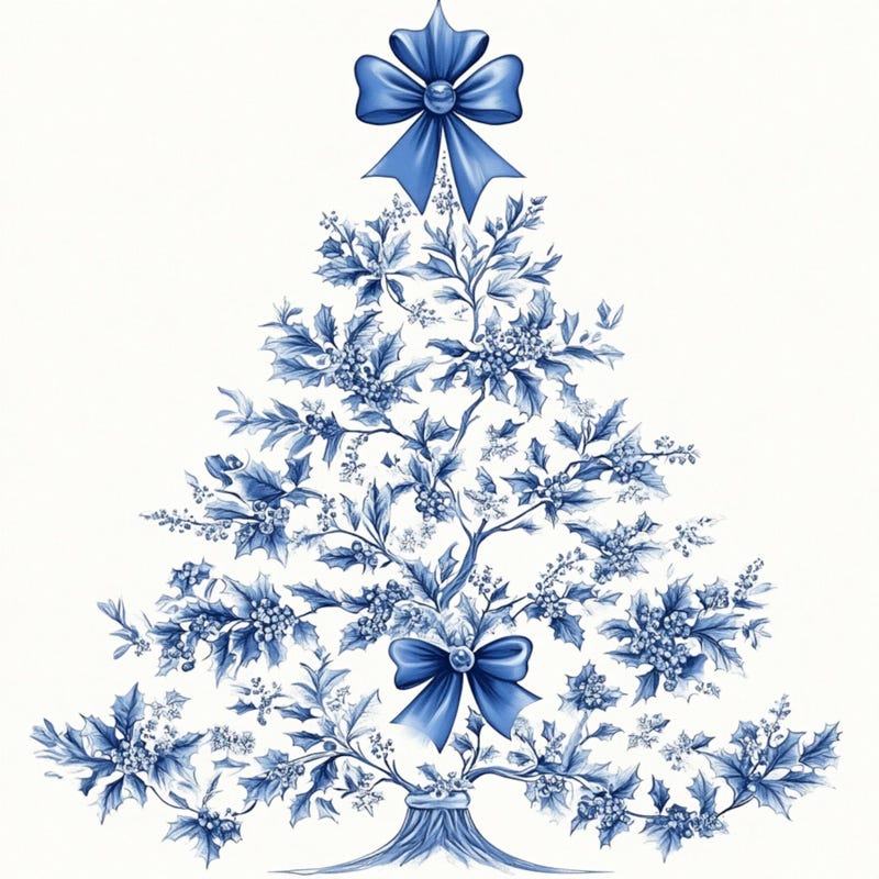 Blue Xmas - Etsy