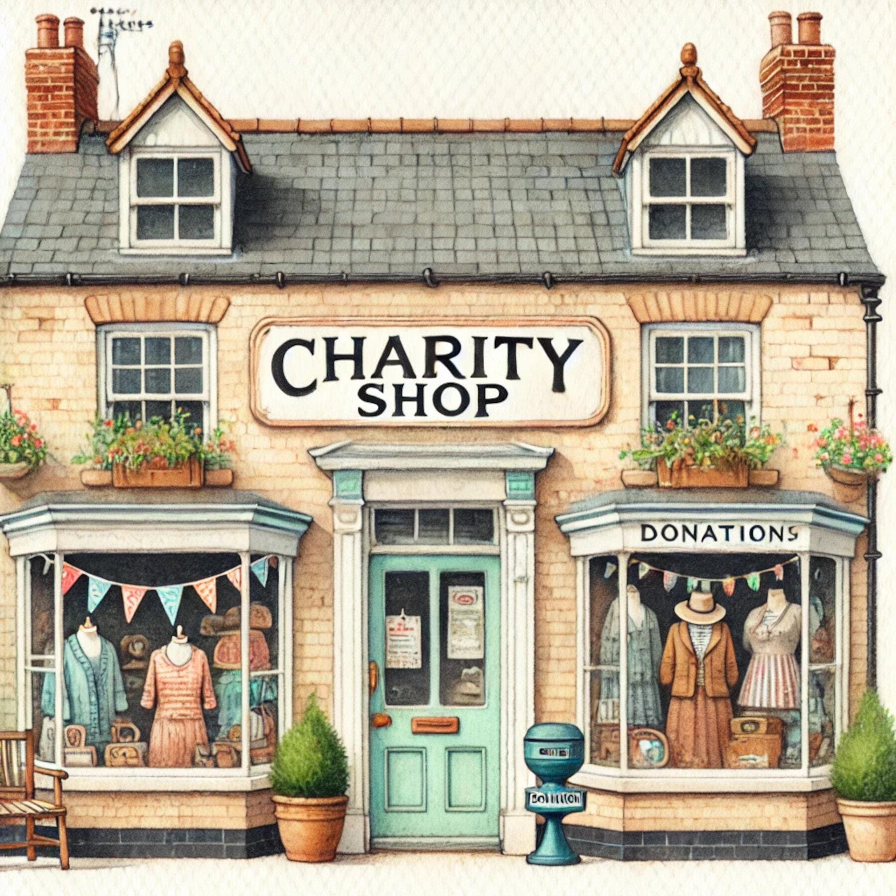 Village Charity, Thrift Store Clipart, Second Hand Shop, Donation Shop ...