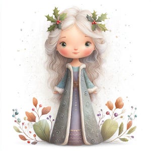 Winter Princess, Snow Queen, Frosty Gown, Ice Fairy, Christmas Fantasy ...