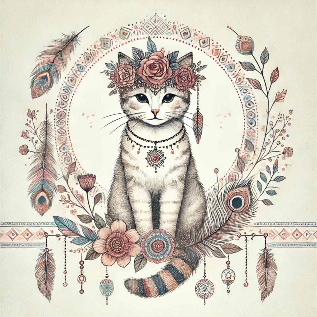 Bohemian Animals, Floral Crowns, Whimsical Art, Boho Style, Animal ...
