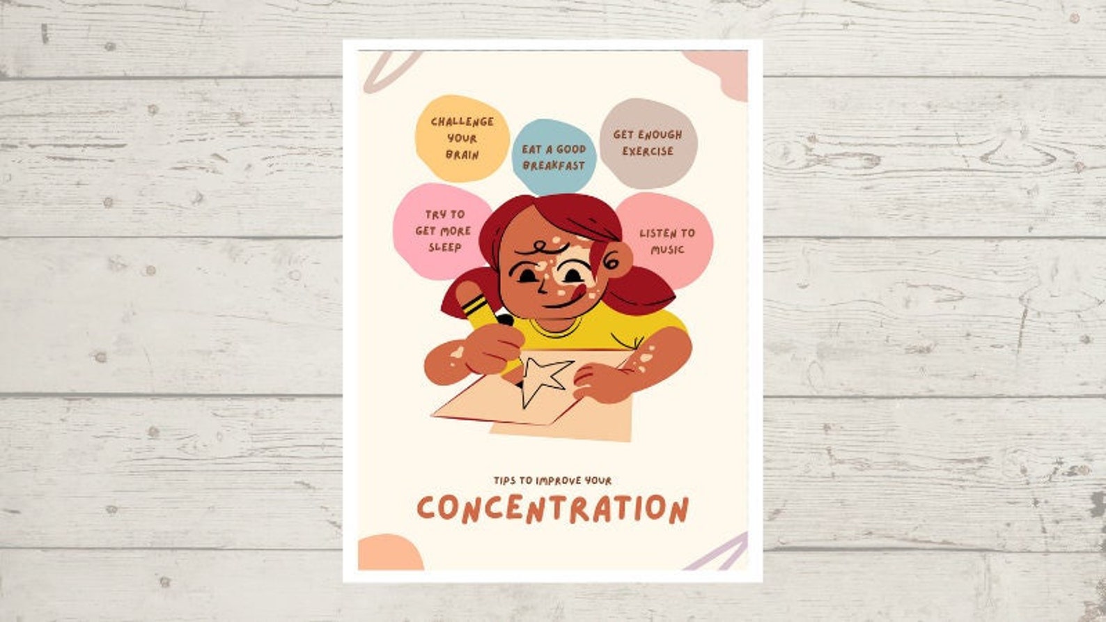 Tips to Improve Concentration Poster for Classroom - Etsy