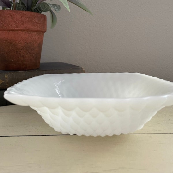 Milk Glass Dish - Etsy